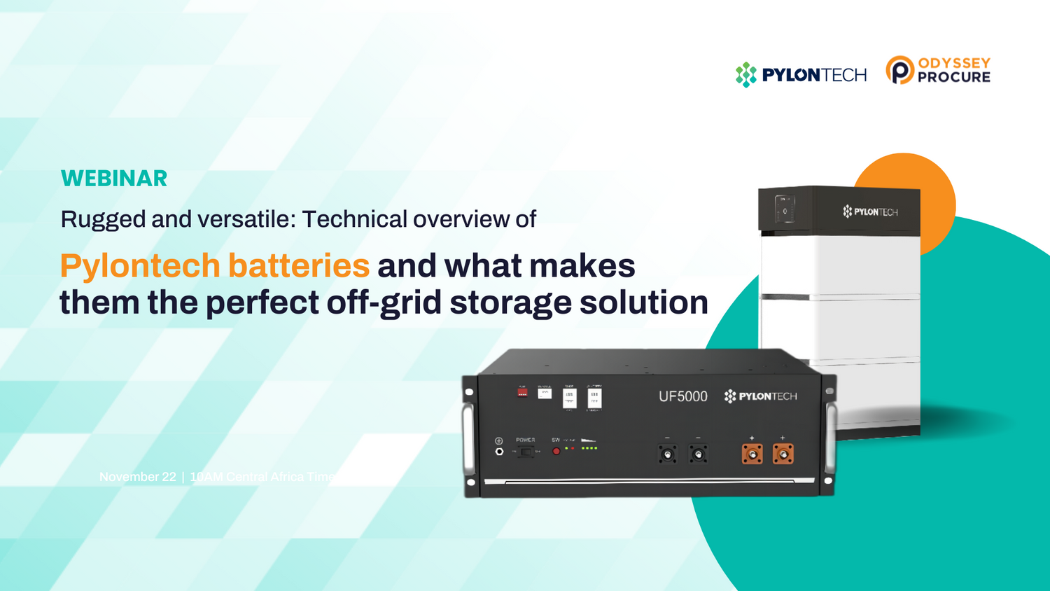 Why choose Pylontech for off-grid storage? | Odyssey Procure Webinar